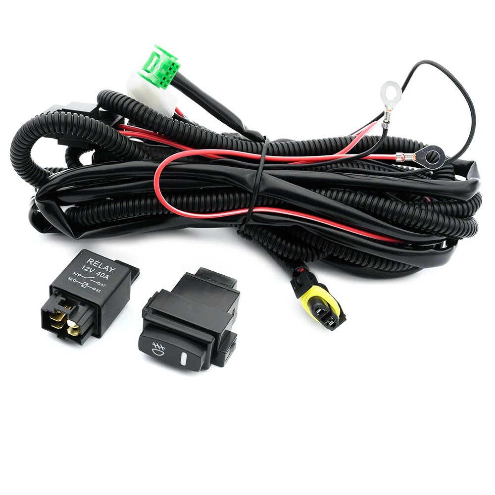 Жгут проводов для противотуманных фар H8 H11 для Renault Megane Scenic Nissan Interstar Primastar Dacia Duster Sandero Logan Opel/Vauxhall V