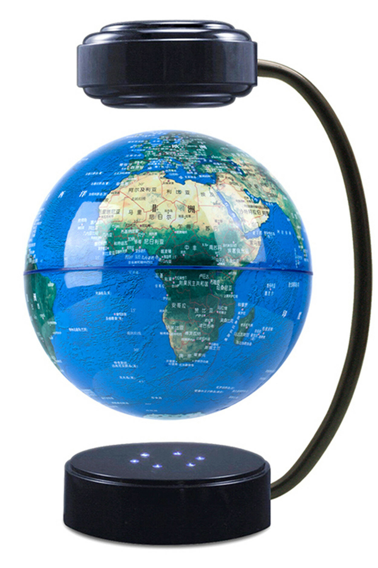 Левитирующий светящийся глобус (D-14 см) физический