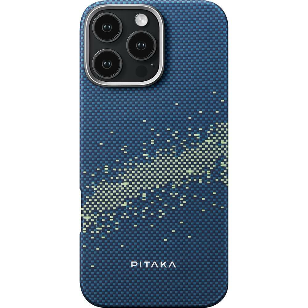Чехол Pitaka StarPeak Tactile Woven case для iPhone 16 Pro Milky Way Galaxy