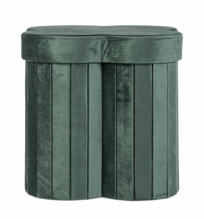Пуф BIZZOTTO JOCELYN green 0730185 400х400х400h