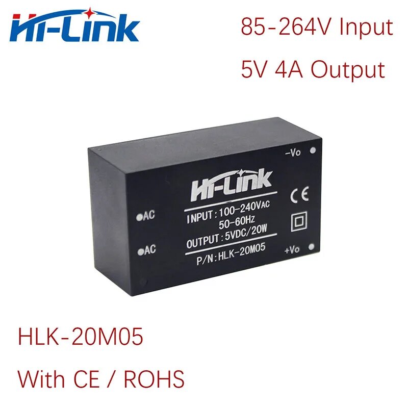 Модуль питания Hi-Link 20Вт 220В/110В до 5В/9В/12В/15В/24В 20M12