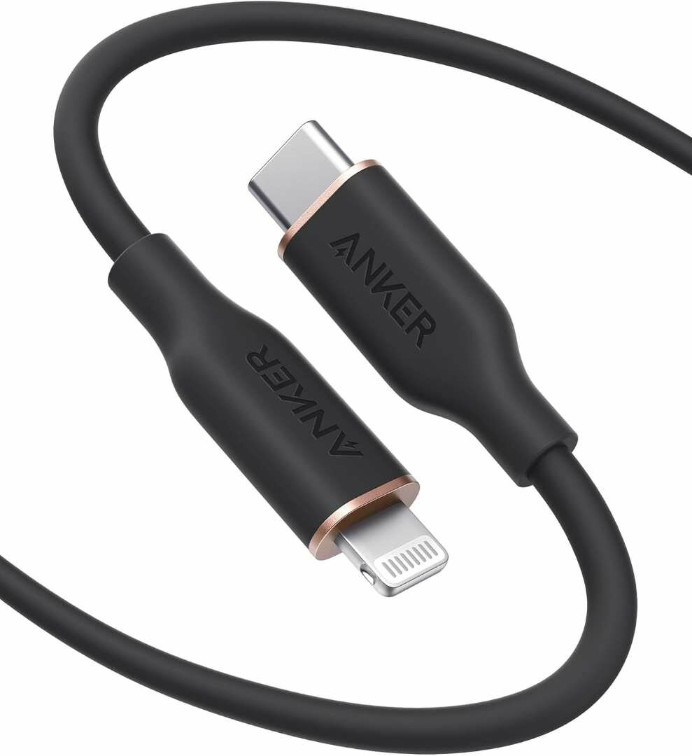 Anker 641 USB-C to Lightning, черный, кабель