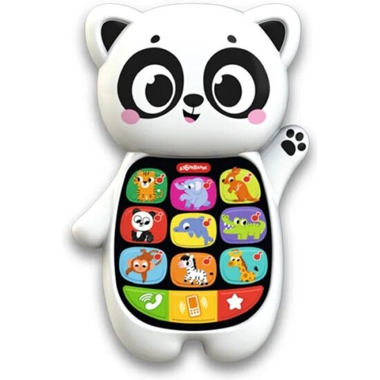 Музыкальная игрушка Азбукварик 4630027295194 Смартфончики-зверята Алло, Пандочка