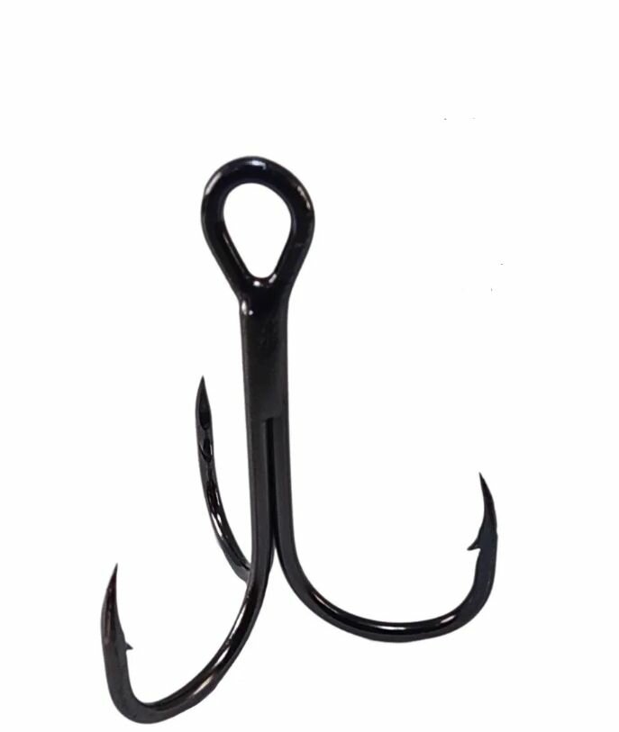 Тройник JIG IT Round bend treble hooks, 5 шт/уп. №2/0