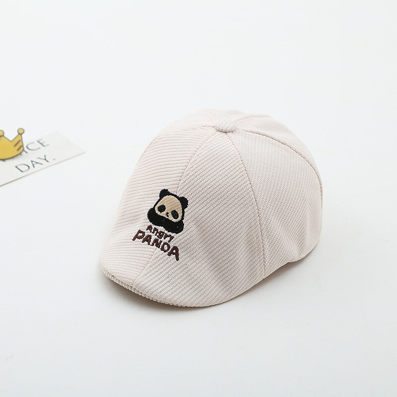 DIY Кепка Детская Панда Вельвет Ньюсбой Хлопок