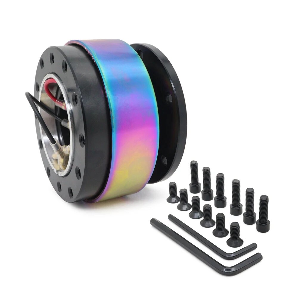 Новый черный быстросъемный адаптер на рулевое колесо, комплект для сбора ступицы, доступны 8 цветов, автомобильные аксессуары Mo With MOMO NEO CHROME