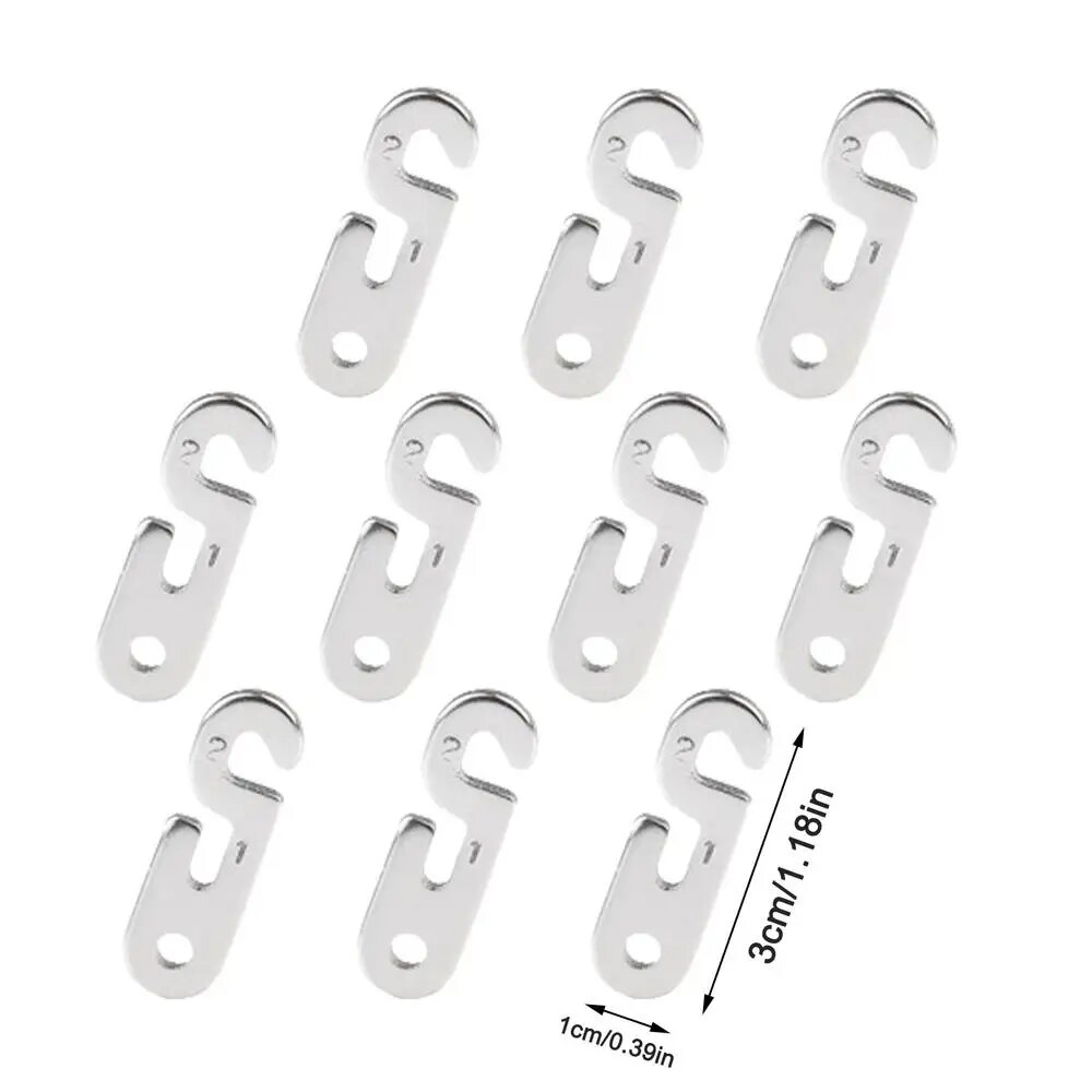 Натяжители для палатки из алюминия, 10 шт