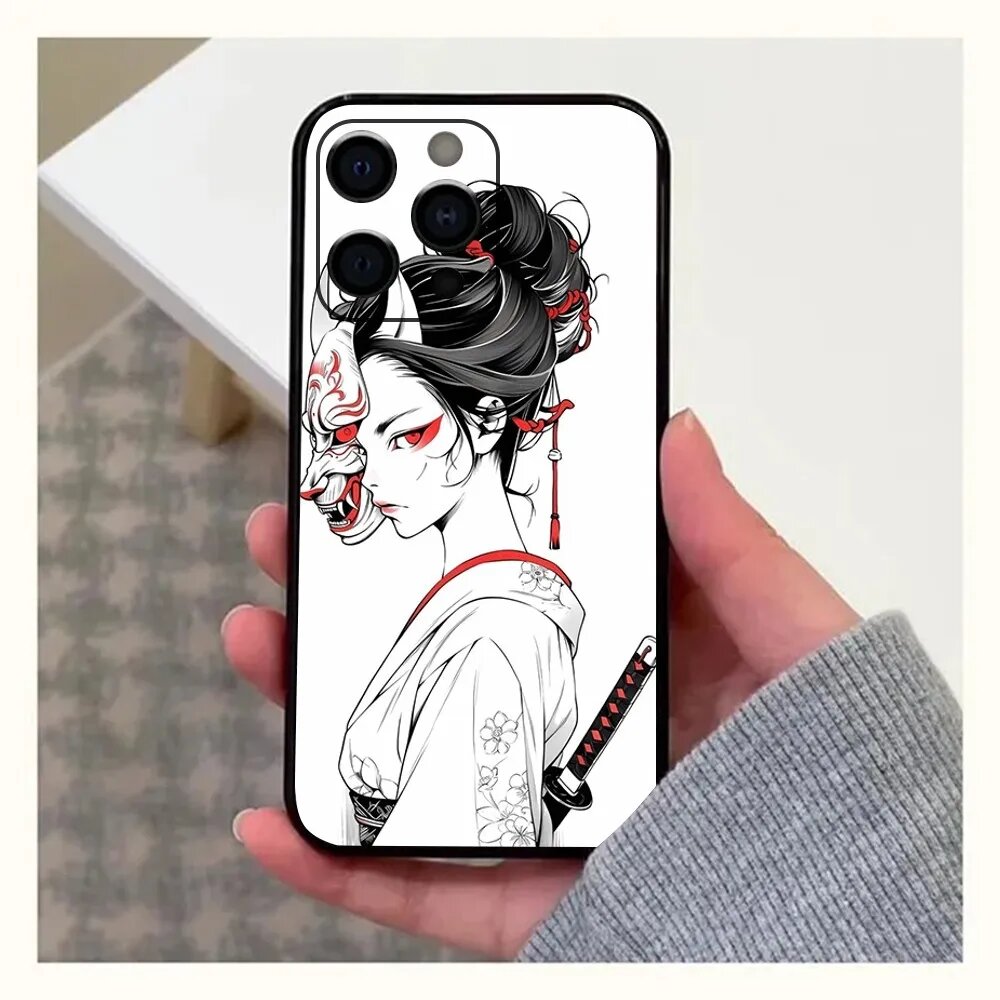 Чехол для телефона Samurai Warrior Geisha для Apple iPhone z3, iPhone12PROMAX