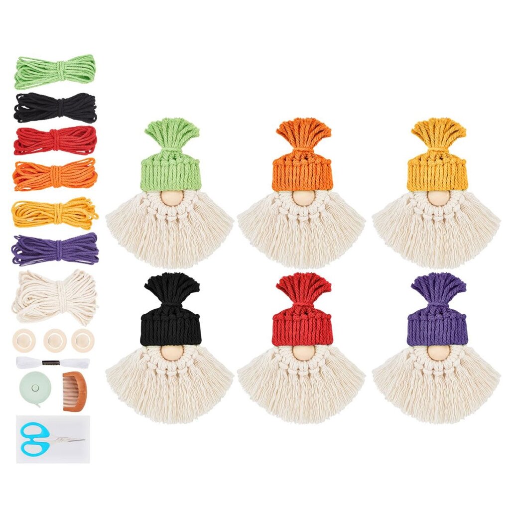 Набор для рукоделия "Макраме Дед Мороз"