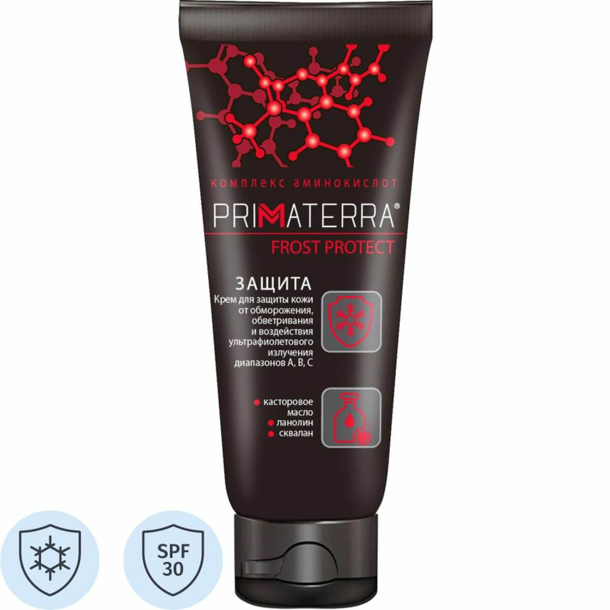 Крем защитный Primaterra Frost Protect 100мл, для лица и рук, от низких температур, 60шт.