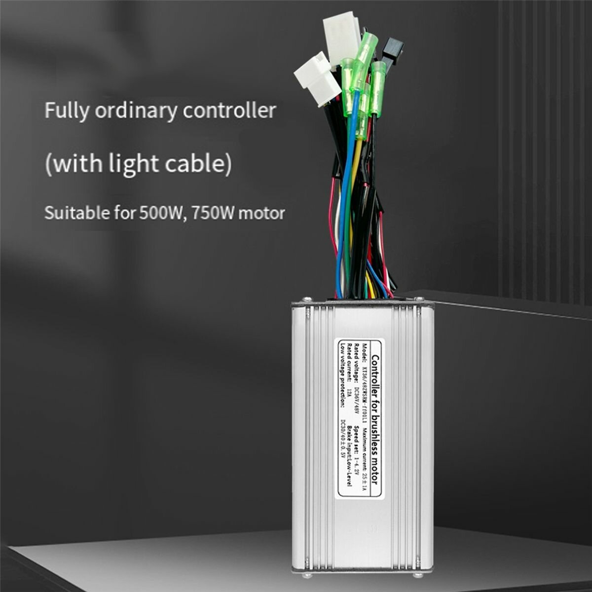 E-Bike 36V/48V 9 Tube KT-25A 25A Контроллер прямоугольной волны для электрического велосипеда Запчасти для велоспорта для электровелосипеда