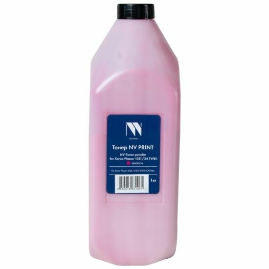 Тонер NV PRINT TYPE1 для Xerox Phaser 6125/6130/6180/CM118w Magenta (1KG)