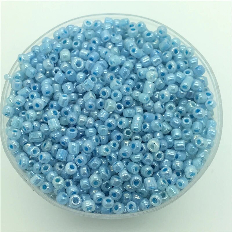 Стеклянный бисер 3 мм, цвет 3mm 02, 200 шт