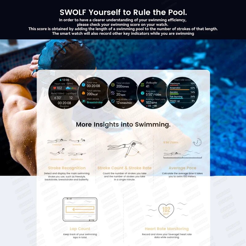 GPS-умные часы IP69K, водонепроницаемые 10ATM, с компасом, альтиметром, барометром, Black silicone