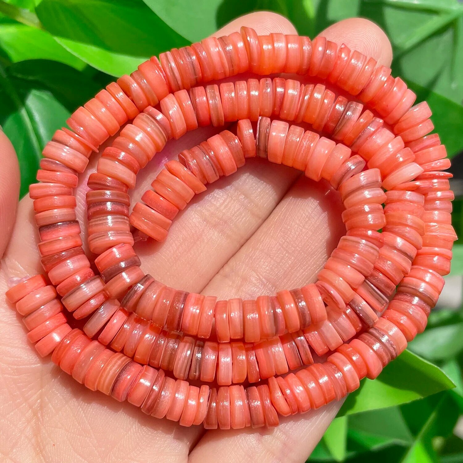 Бусины из ракушек Xilitata, 6 мм, Light Red