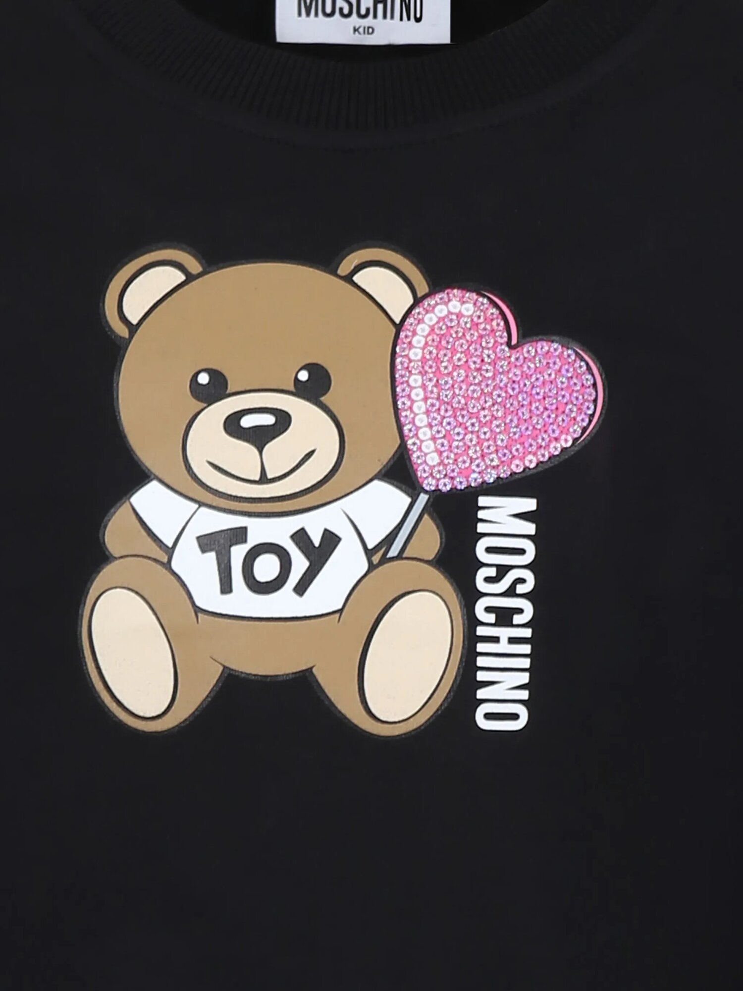 Толстовка MOSCHINO Teddy Bear, размер 10 лет, черный — фото 1