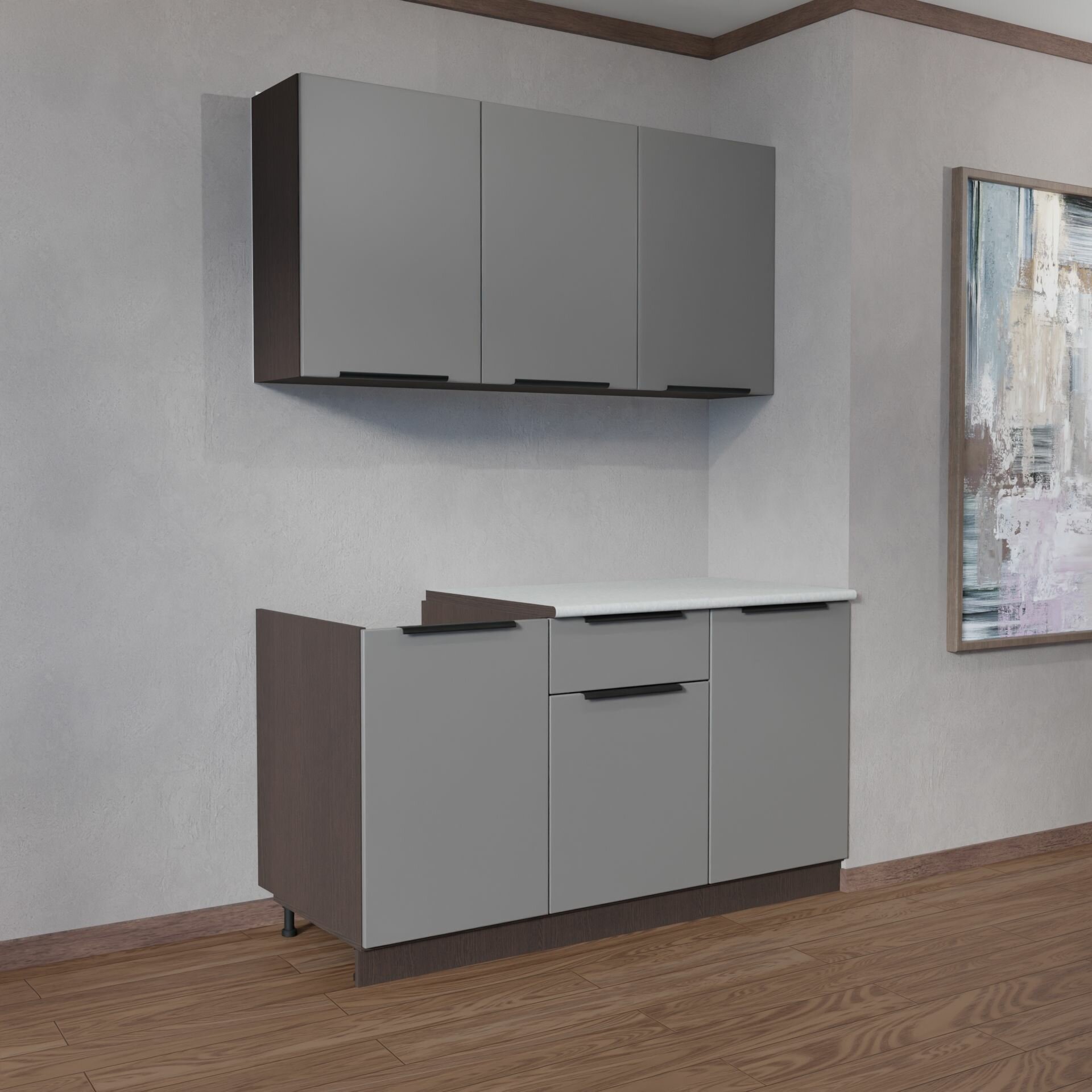 Кухонный гарнитур 1,5м МДФ Марта