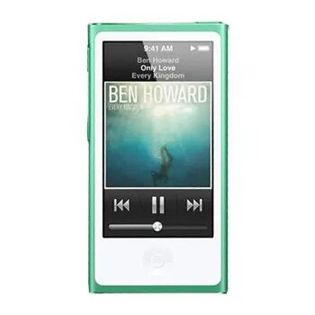 Apple MP3-плеер Nano7 16 ГБ, зеленый