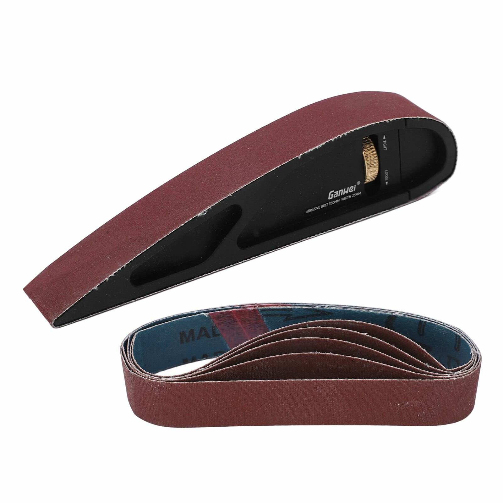 Держатель наждачной бумаги Регулируемый многофункциональный ручной шлифовальный полировщик из алюминиевого сплава для деревообработки Держатель наждачной бумаги с 5 шт. зернистостью 320