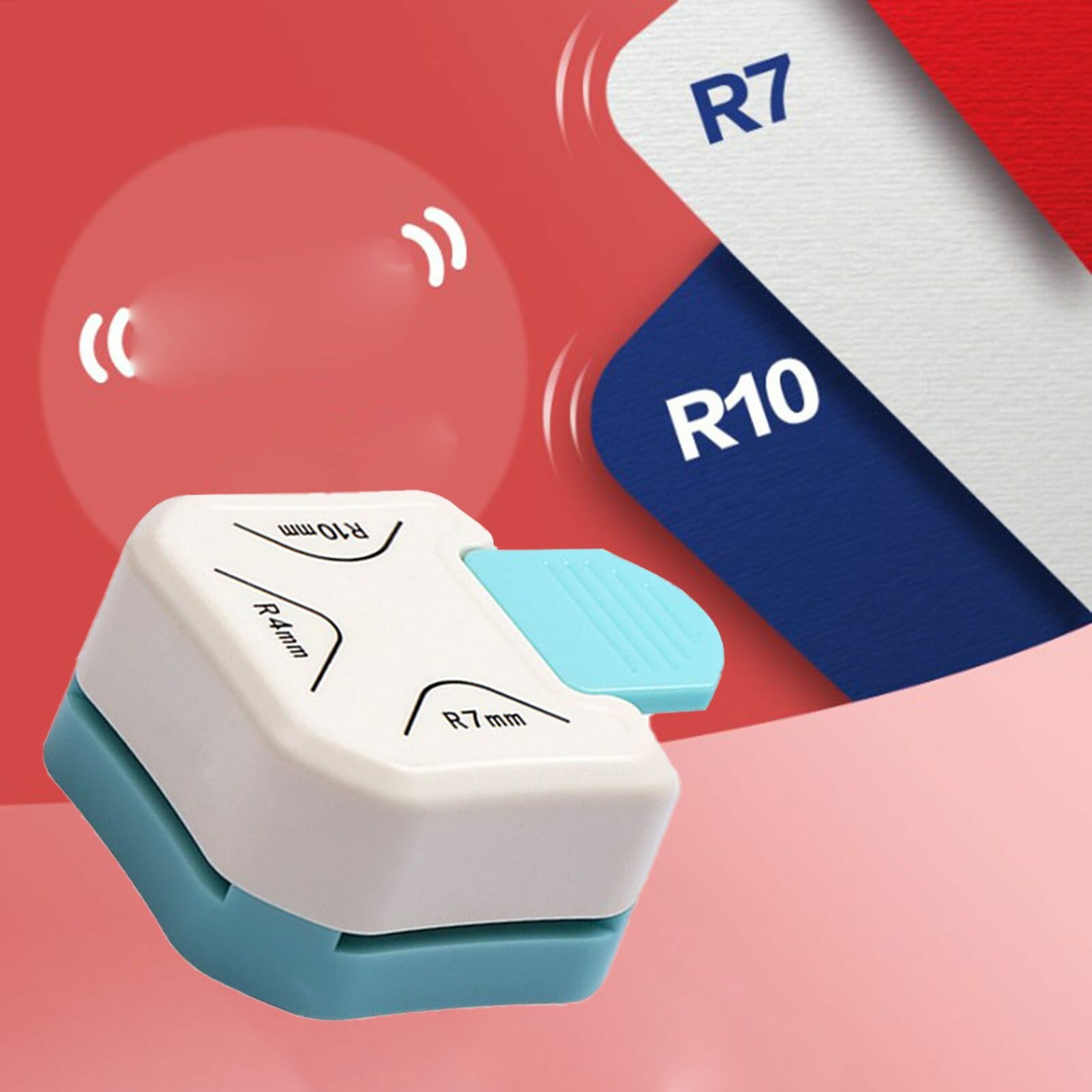 Угловой дырокол 3 в 1 R4 R7 R10 Многофункциональный трудосберегающий перфоратор для резки углов бумаги