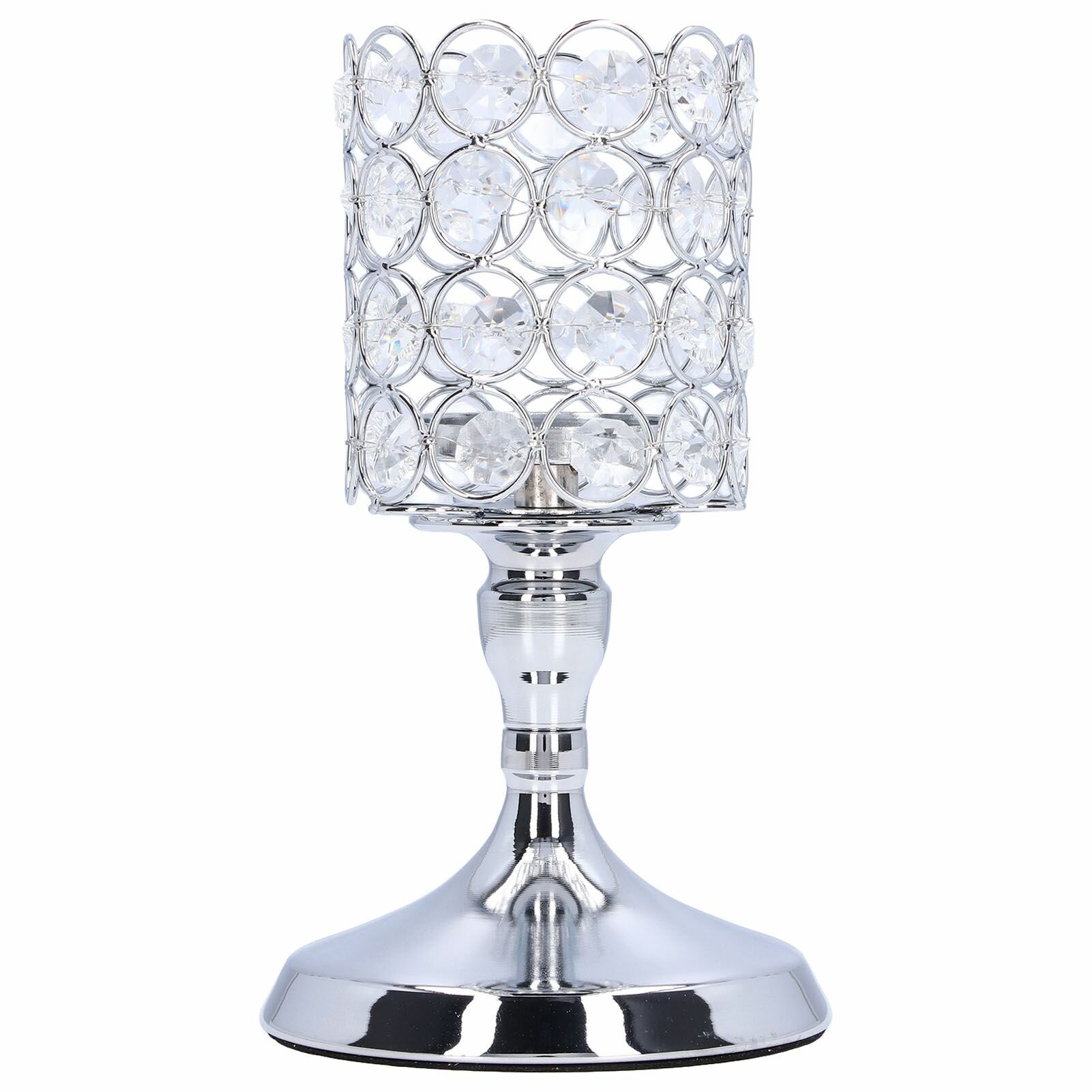 Хрустальный подсвечник, гальванический процесс, резной дизайн, элегантный стиль, изысканный прочный подсвечник для чайной свечи