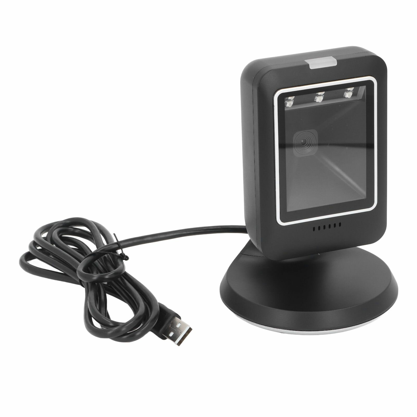 2D Hands Free сканер штрих-кода QR-штрих-код всенаправленный USB-проводной настольный считыватель для розничного магазина, супермаркета