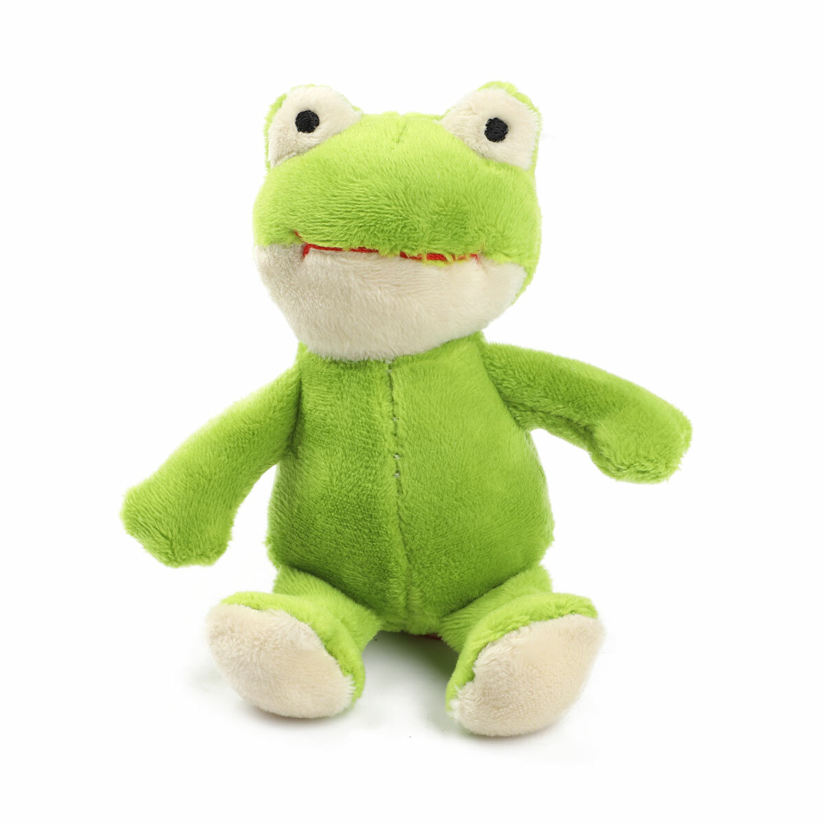 75022 Игрушка для собак Лягушка с пищалкой 9см, серия PLUSH FRIENDZ, Gigwi