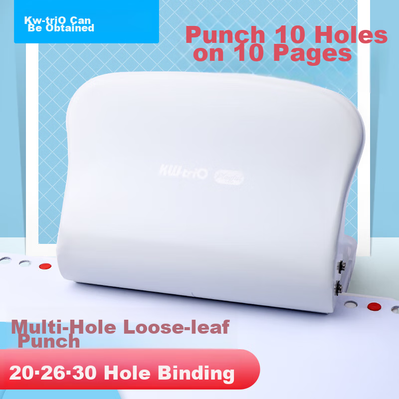 Kedeyou 20-Hole 26-Hole 30-Hole Multi-Hole Punch Machine, Binder Hole Puncher, Study Tool, Student DIY Hole Puncher, Journal Hole Punch