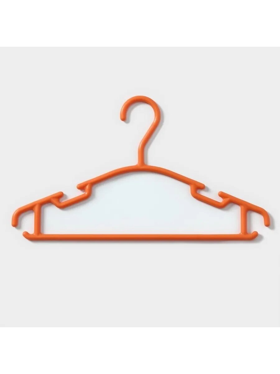 Цветные детские вешалки для одежды, 6 шт.