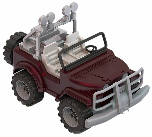 Пластиковая модель "Джип хамелеон сафари" для детей, игрушечный транспорт, детская машинка, сюжетно-ролевая игрушка, для игр в песочнице и дома, цвета микс