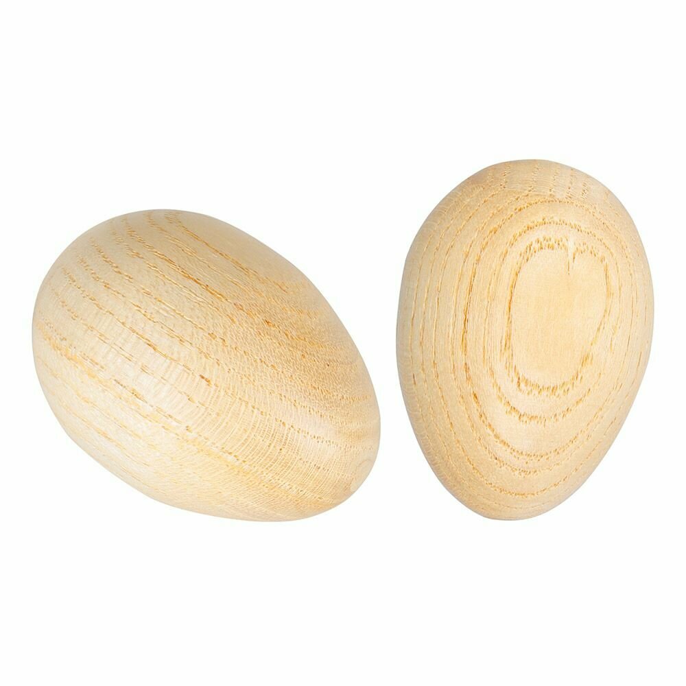 Деревянные маракасы Яйцо-шейкеры 2 шт. Бежевые Ударный инструмент