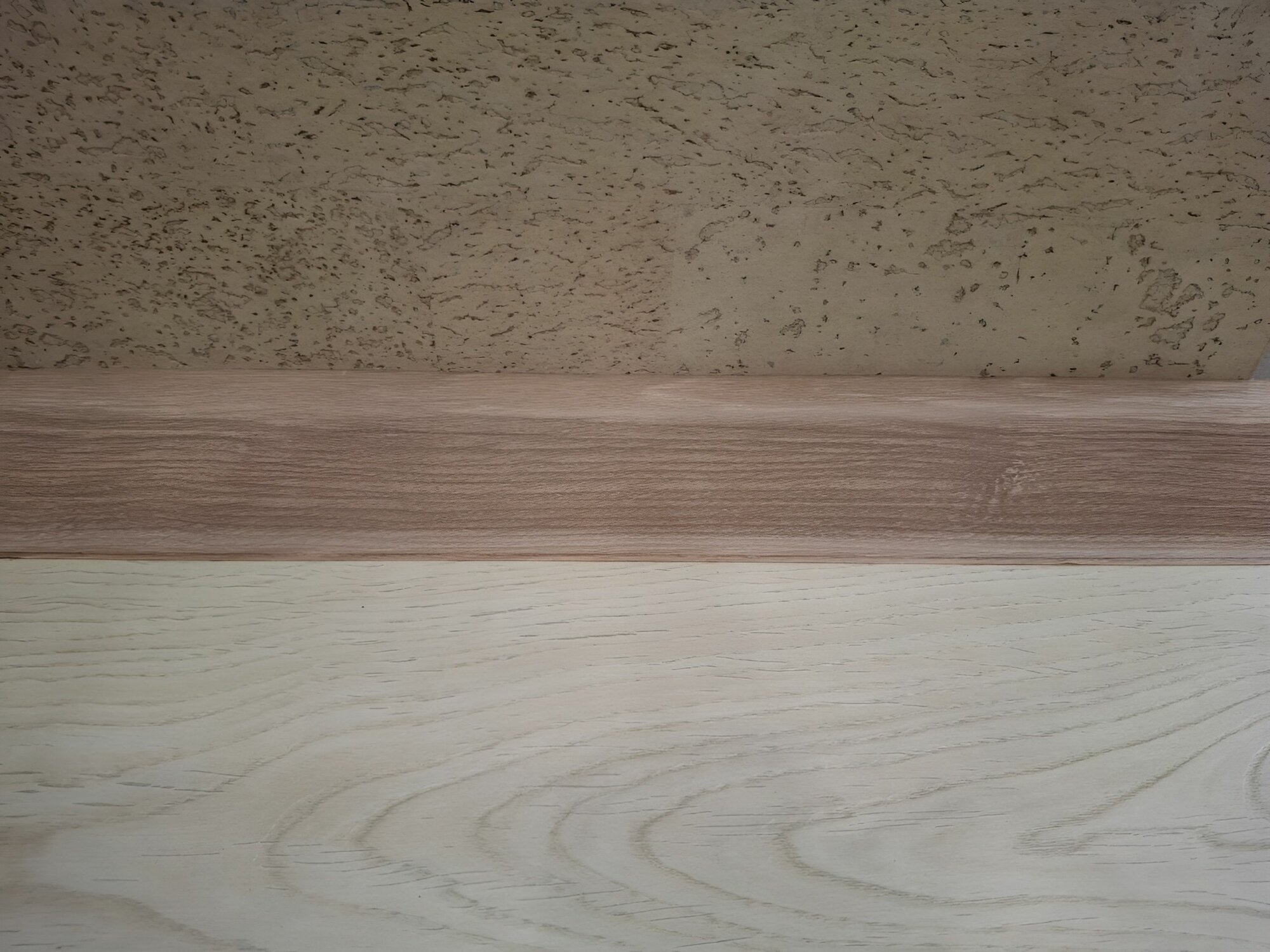 Плинтус Пластик К55 Комфорт "Дуб Снежный" 215, 1250х55х15, 18 шт