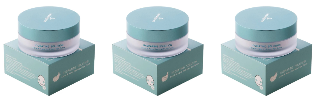 Маски-патчи увеличенного размера Beauugreen Coral&Aqua Eye Patch, 3 уп