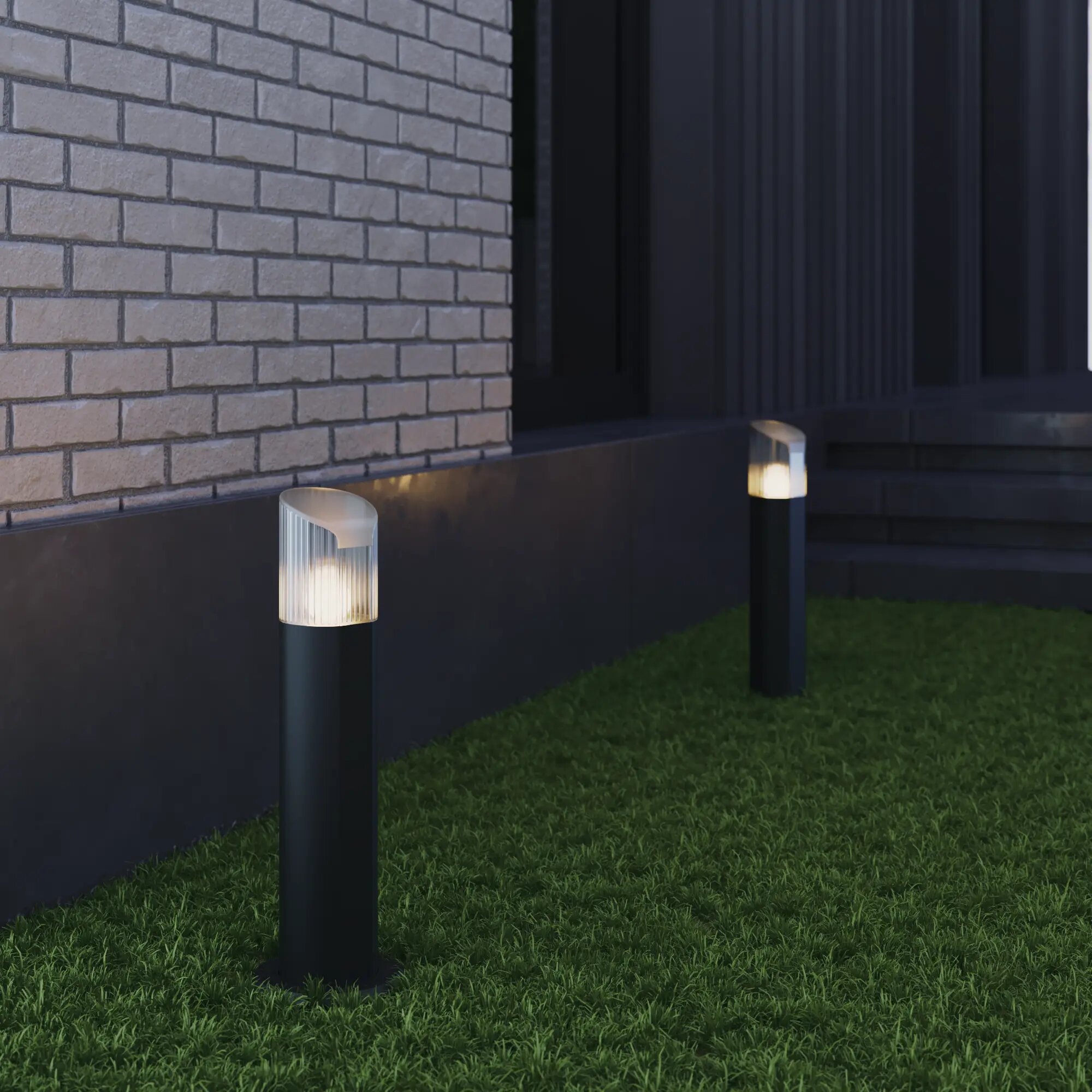 Фонарный столб уличный KREAFORTA Taal 45 см цвет черный