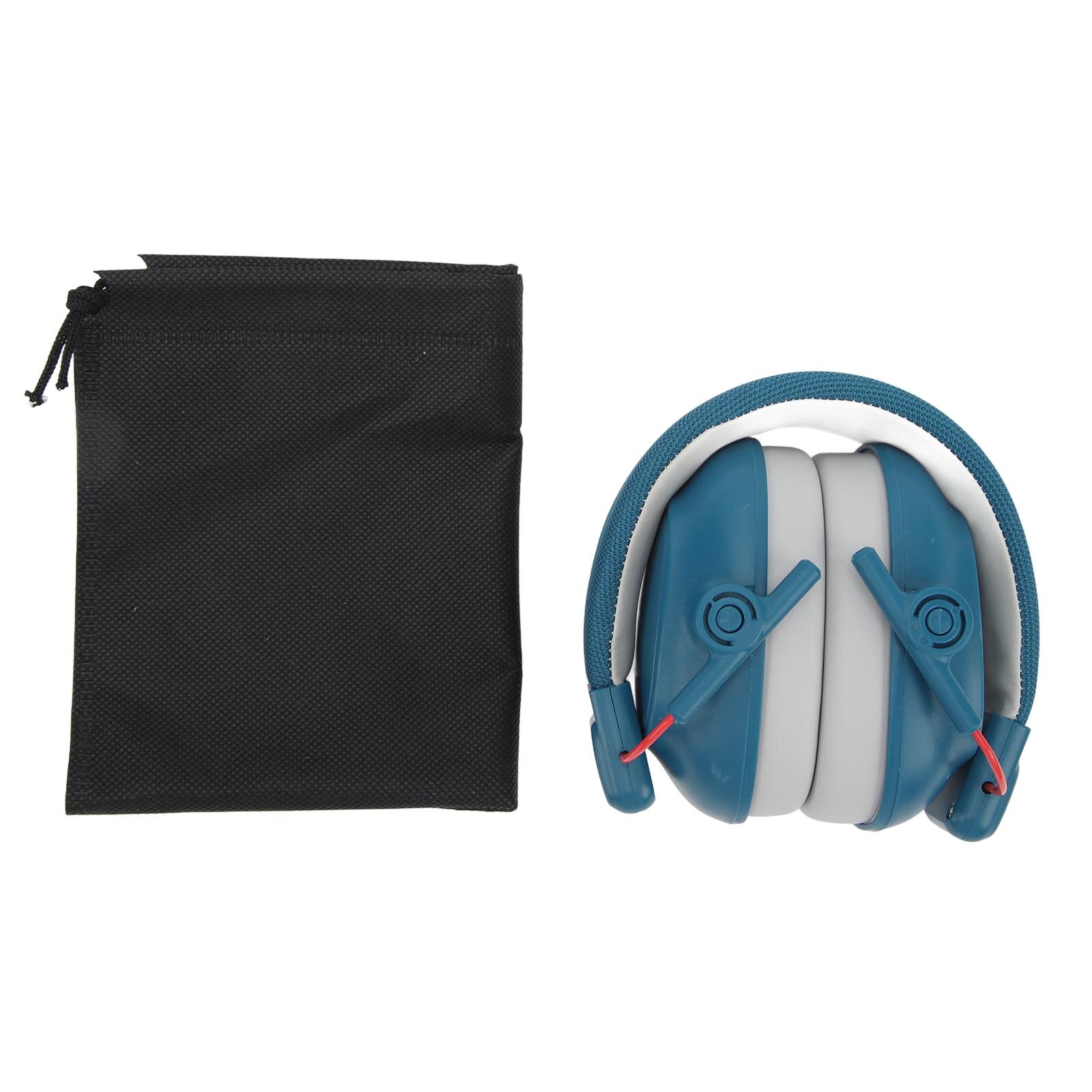 Наушники с шумоподавлением 25 дБ, складные, для защиты слуха при стрельбе, модель 911, синие.