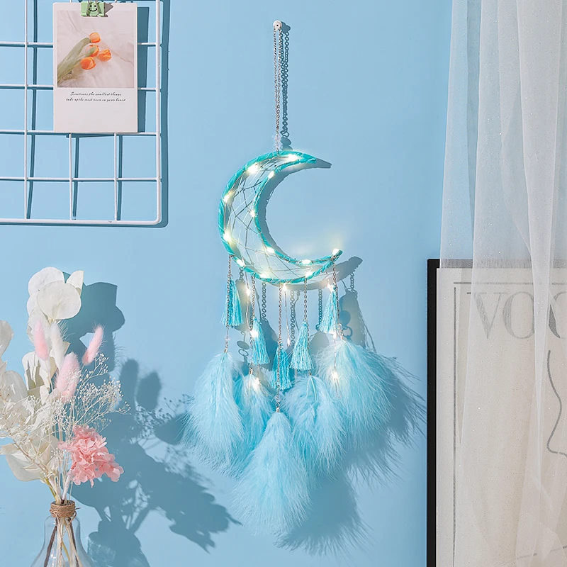 Ловец снов большой с подсветкой Ловец снов, украшения для дома