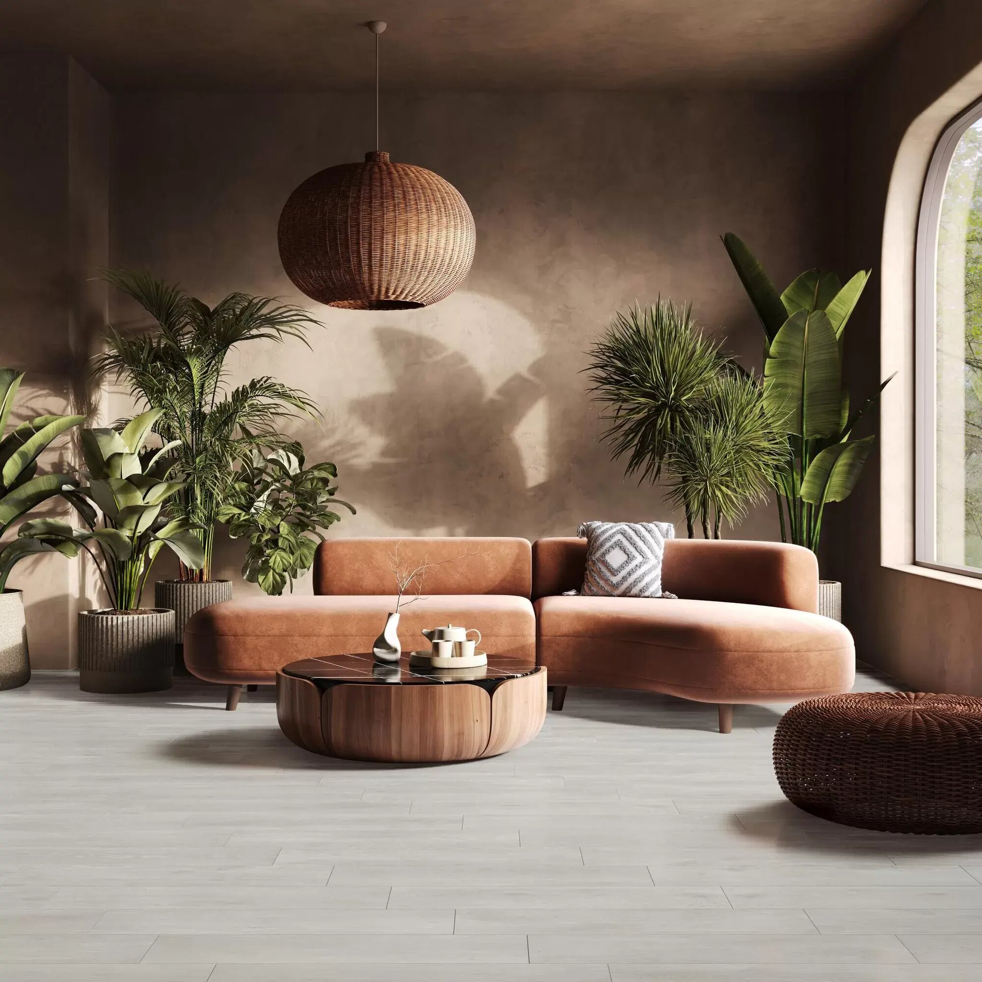 Керамогранит Kerama Marazzi Лимба KM2080G0001R 20х80 Матовая Серый