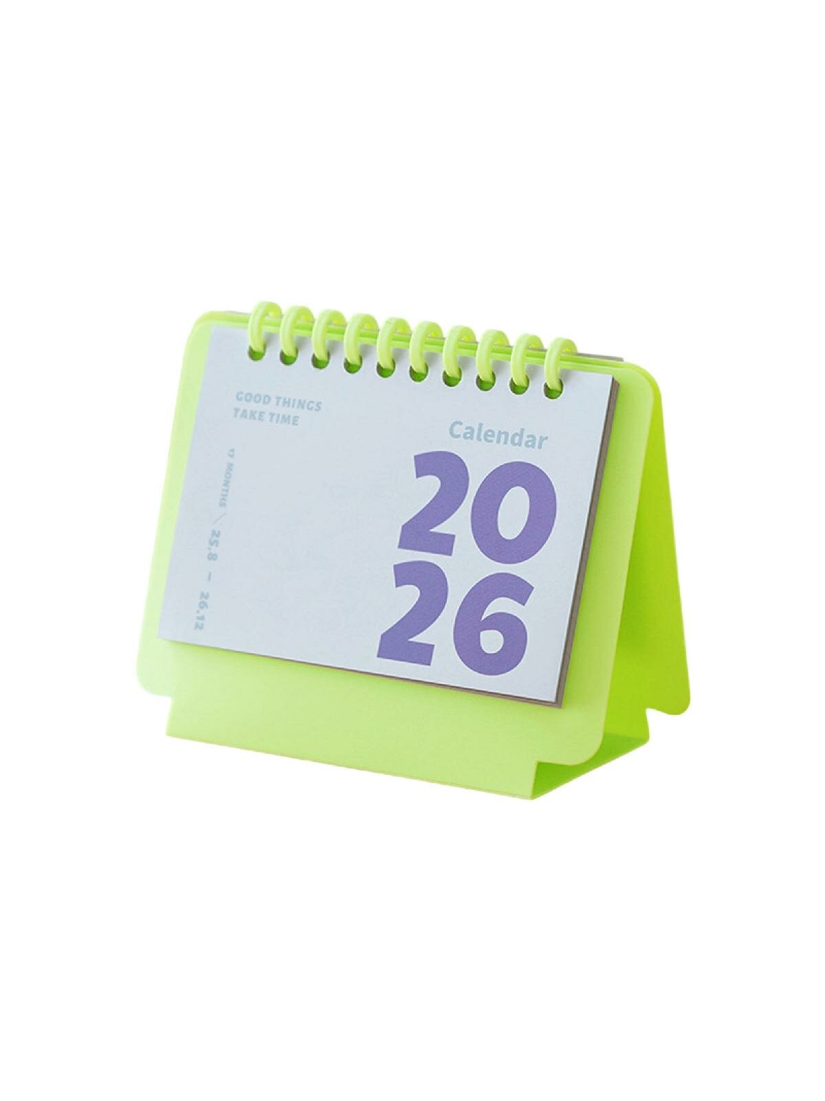 2026 Настольный календарь Ежедневник Портативный Ежемесячный календарь 13x6,2x11,2 см