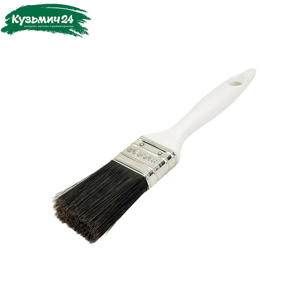 Кисть DECOR PROFI для грунта черная синтетическая щетина, пластиковая ручка 35х15мм 780-035, 2 шт.