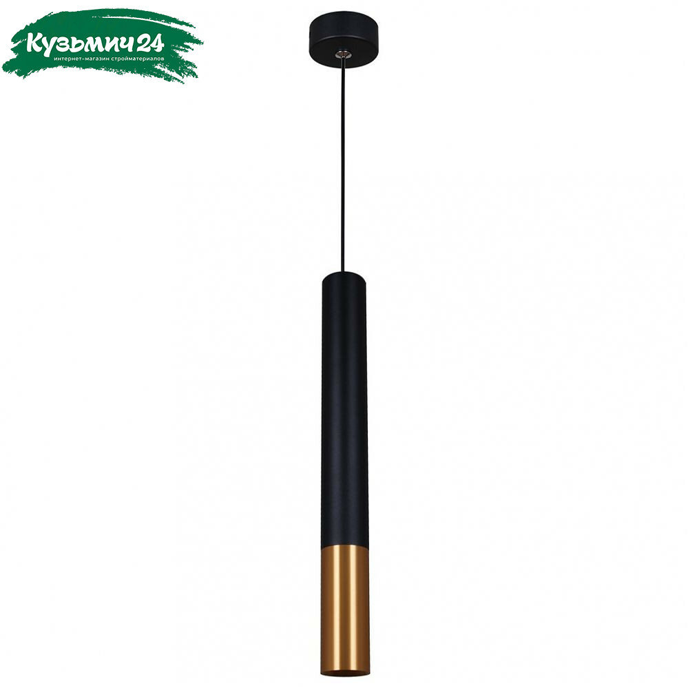 Светильник точечный Reluce 16032-0.9-001IL LED 5W BK+GD подвесной, 5 Вт, металл, черный с золотом