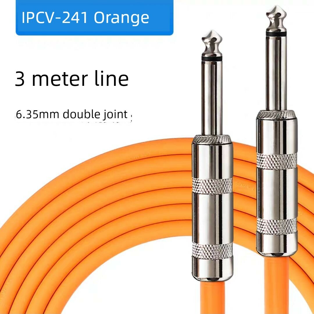 Электрогитарный кабель Kirlin с шумоподавлением, высококачественный аудиокабель, деревянный корпус, эффектор для