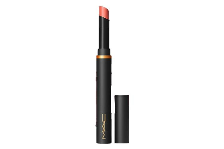 Помада женская MAC Black Wand Tulle Matte, бархатистая, стойкая, увлажняющая, черная