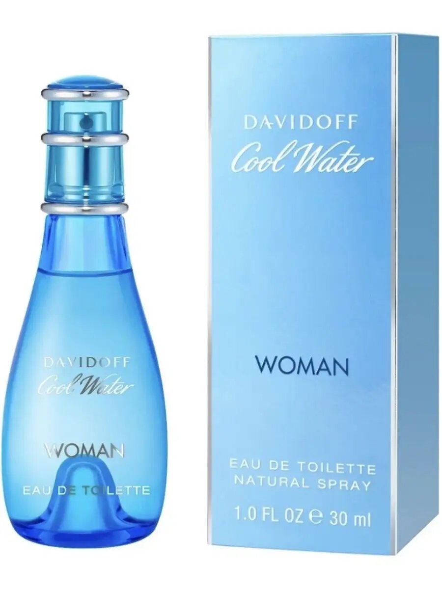 DAVIDOFF COOL WATER туалетная вода женская 30 мл / духи женские Давидоф кул вотер парфюм