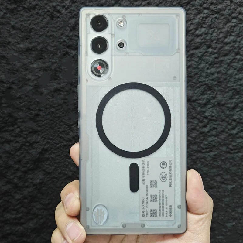Ударопрочный матовый прозрачный чехол для Red Magic 9 10 11 ZTE нубия RedMagic 11 Pro, With Magnet