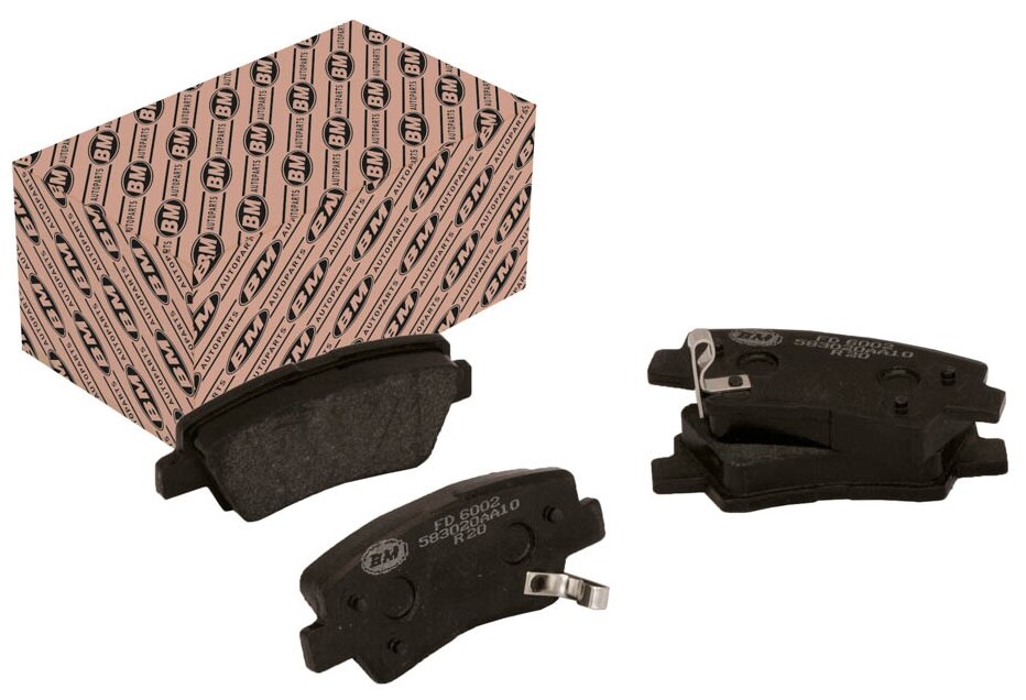 Колодки тормозные дисковые зад BM-Motorsport арт. fd6002