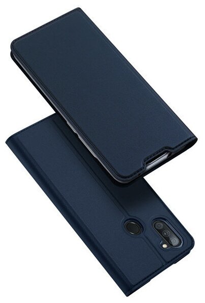 Чехол-книжка Dux Ducis для Samsung A11, серия Skin Pro (синий)
