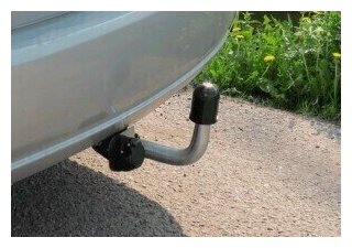 92702-A Фаркоп Motodor Volkswagen Polo Sedan c 2010 (оцинк. Шар) (без электрики)