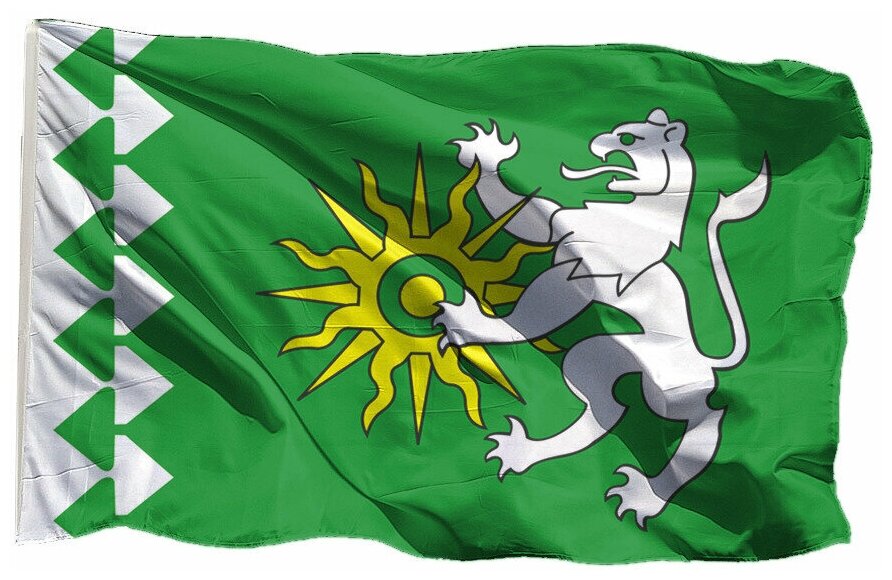 Флаг Березовского на флажной сетке, 70х105 см - для флагштока