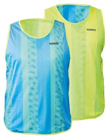 Манишка Torres двухсторонняя TR11046Y/B, р. Sr, тренировочная, желто-синяя