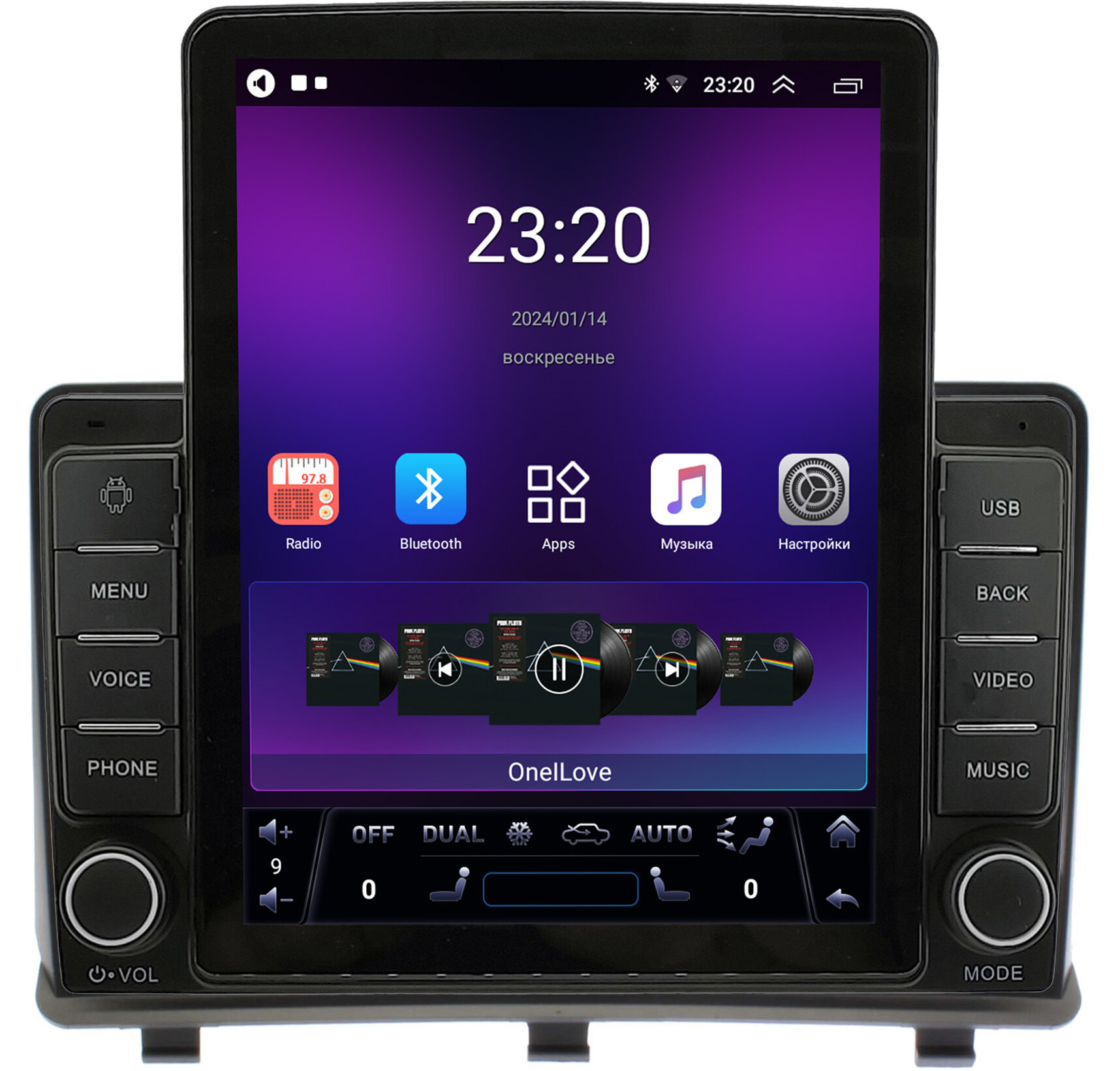 Штатная магнитола Canbox GTR095-9-018 для Opel Antara 2006-2017 на Android 10 (QLed, 4/64, DSP, CarPlay)